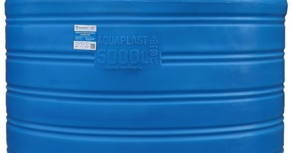 Ёмкость AQUAPLAST ОВ5000 объём 5000 литров синяя в Саратове – «Аква-Ритм»